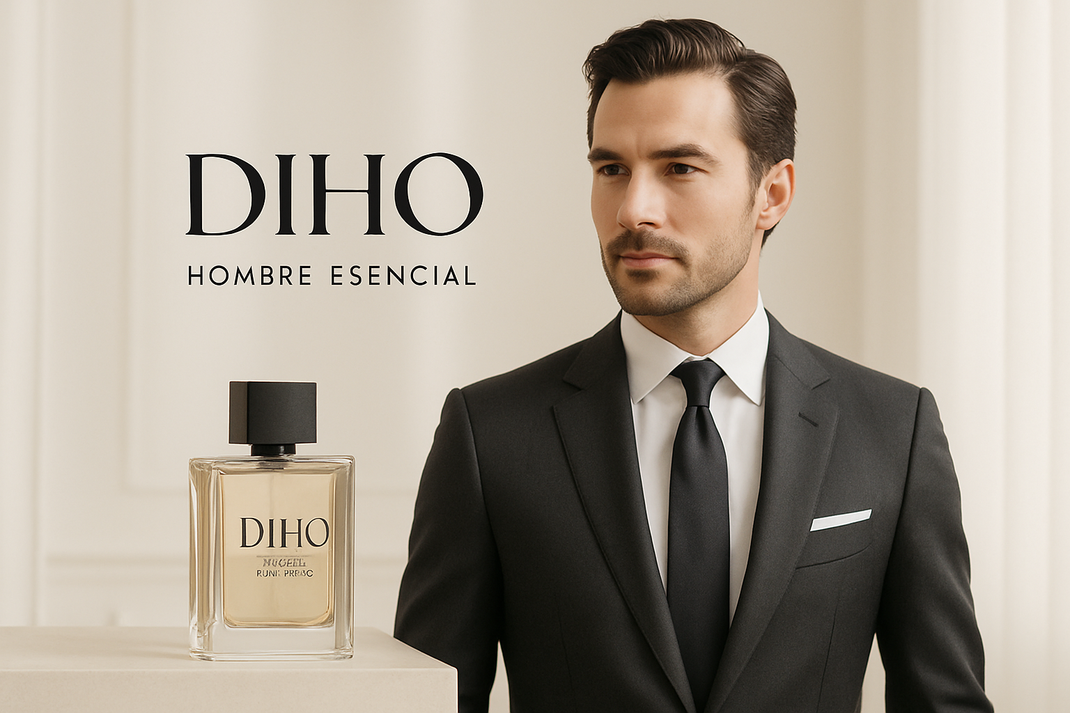 Hombre Esencial – Perfume Amaderado y Elegante con Iris y Vetiver ...
